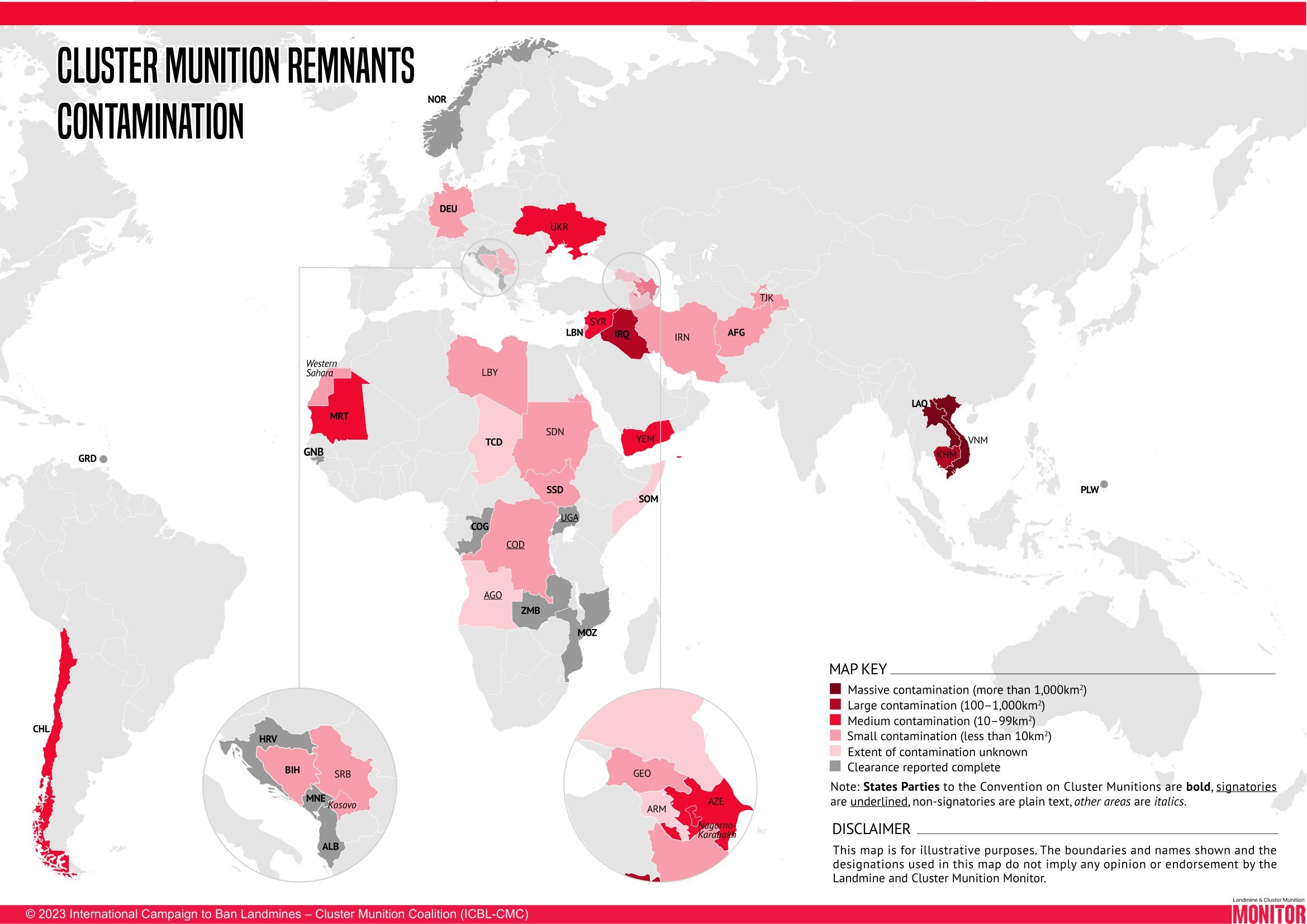 Cluster Munition Contamination