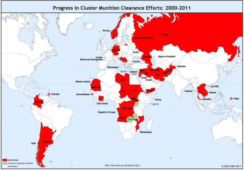 Cluster Munition Clearance Progress
