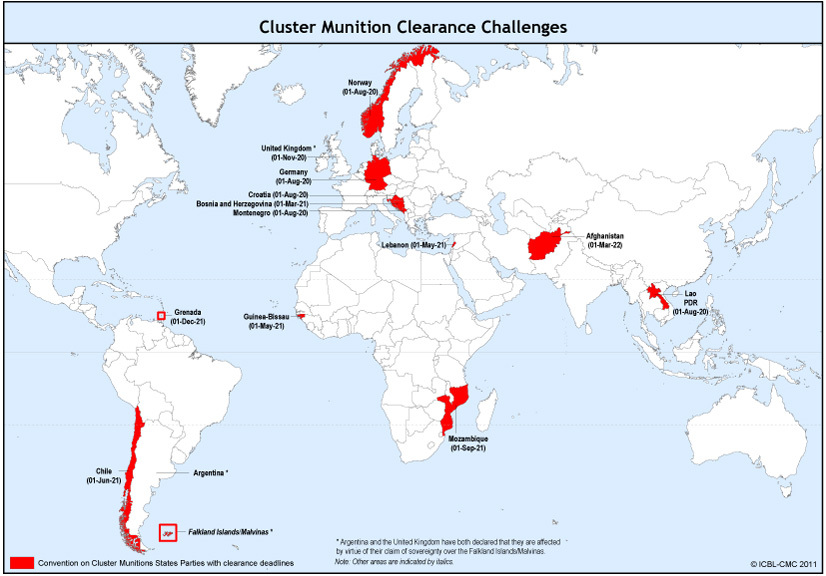 Cluster Munition Clearance Challenges