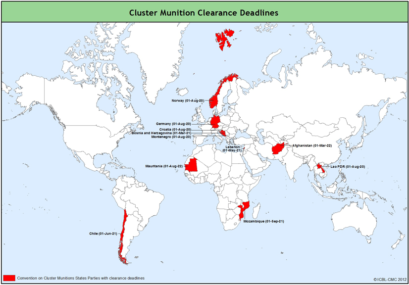 Cluster Munition Clearance Deadlines